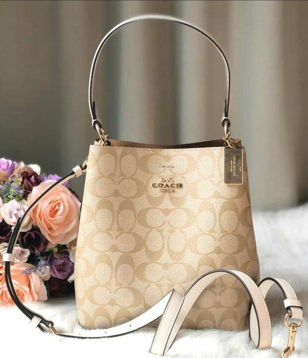 Original Coach 2312 Small Town Bucket Bag In Signature Coated Canvas ...