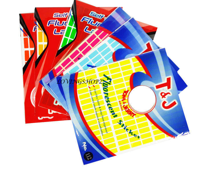 Label Tom And Jerry Fluorescent Sticker No 112 Warna Sticker Stiker