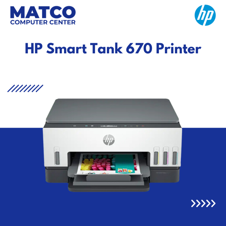 HP Smart Tank 670 Printer | Lazada PH