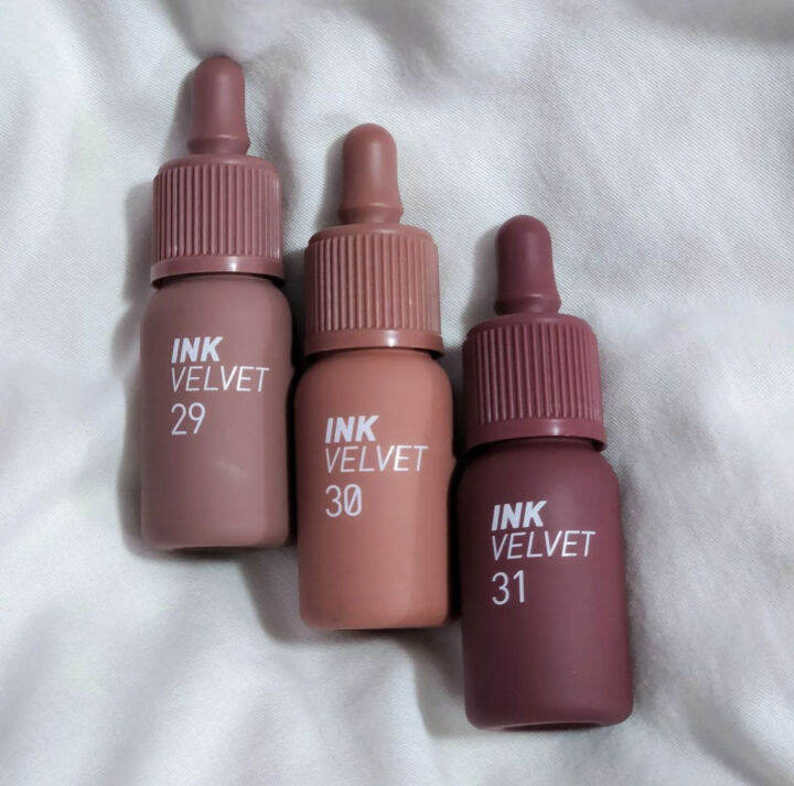 [พร้อมส่ง/ของแท้] สีใหม่ สายฝอ Peripera INK VELVET 29/30/31 ลิปทินท์ ...