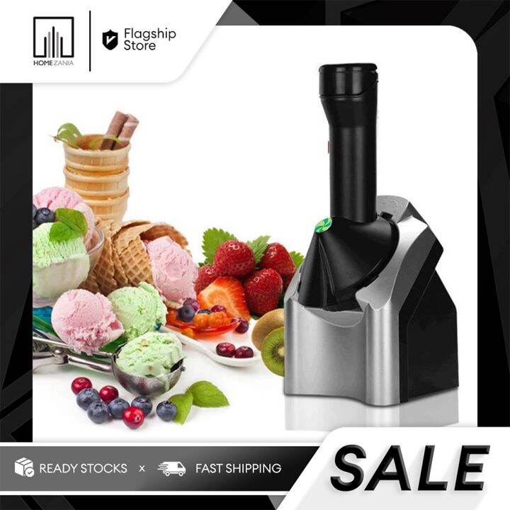 Home Zania 1.5L Electric Frozen Fruit Ice Cream Maker Ice Cream Machine ...