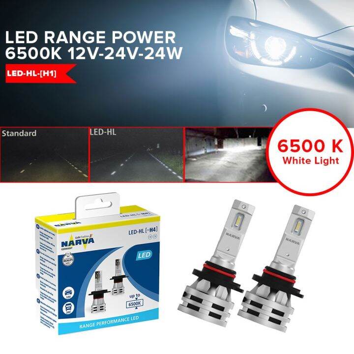 Vargaux Narva Range Performance LED 6500K H1,H3,H4,H7,H8 H11 H6, H11 ...