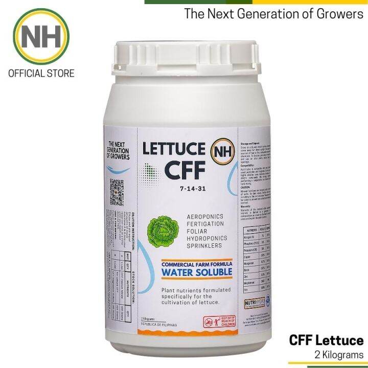 【2023】 Lettuce Commercial Farm Formula (CFF) 2 KG | Lazada PH