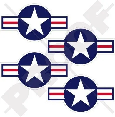 4x UNITED STATES Armed Forces Aircraft Roundels USAF USMC US Navy 2.8 ...