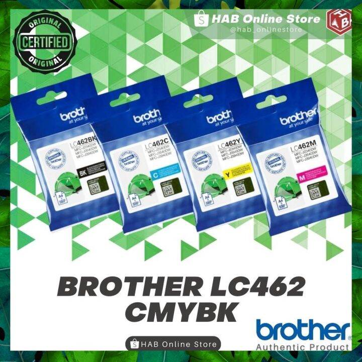 Original - Brother LC462 CMYB Ink Cartridge for J2340dw J2740dw J3540dw ...