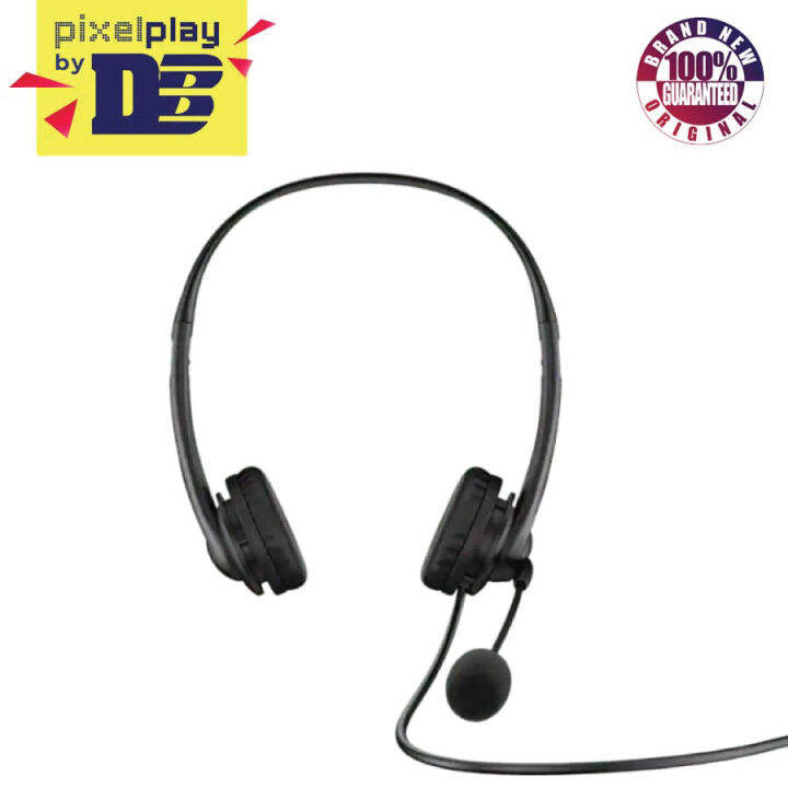HP Stereo 3.5mm Wired Headset G2 (Black) (428H6AA) | Lazada PH