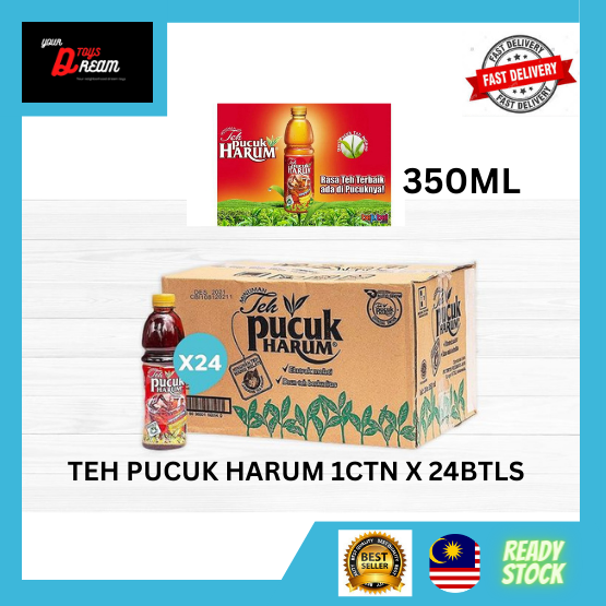 MINUMAN TEH PUCUK HARUM ( 1 x 350mL x 24 bottles) | Lazada
