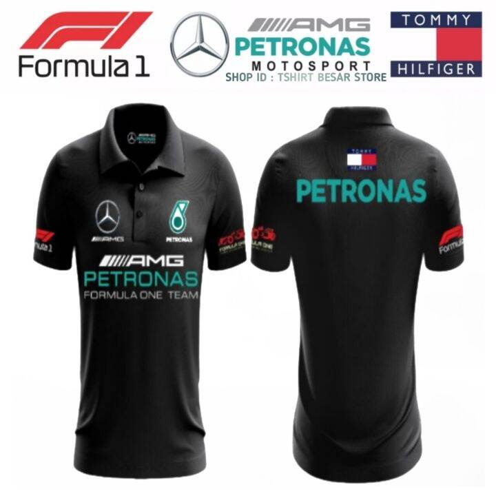 2023 new design- Special Edition : Baju Petronas AMG Mer-cedes F1 Logo ...