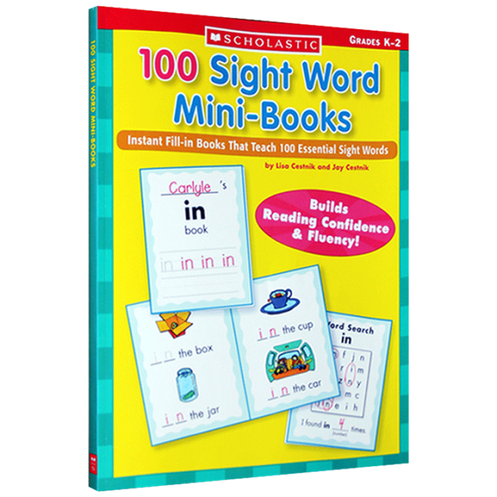 Milumilu Sight Word Mini Books Grades K Scholastic Original English ...
