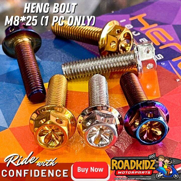 HENG CALIPER BOLT HONDA m8x25 (1 PC ONLY) | Lazada PH