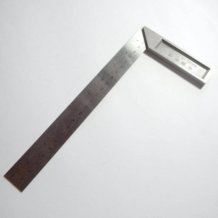 Penggaris Siku Tukang 25 cm Mistar Siku Besi Sekon 10" | Lazada Indonesia
