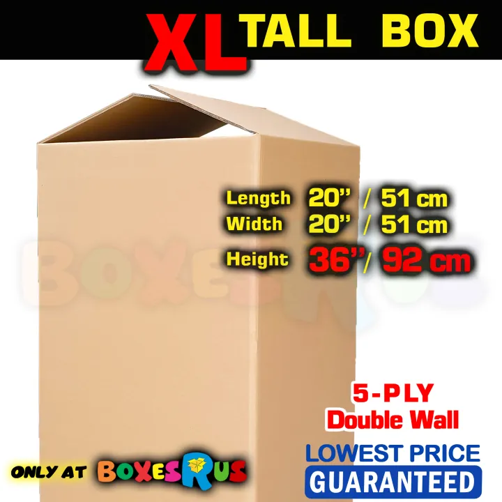 Heavy Duty Balikbayan Extra Large Tall Storage Box Moving Box 1pc 20 x ...