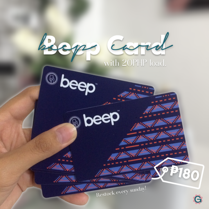 Beep Card With 20 Load For LRT1 LRT2 MRT P2P Buses Modernized Jeep ...