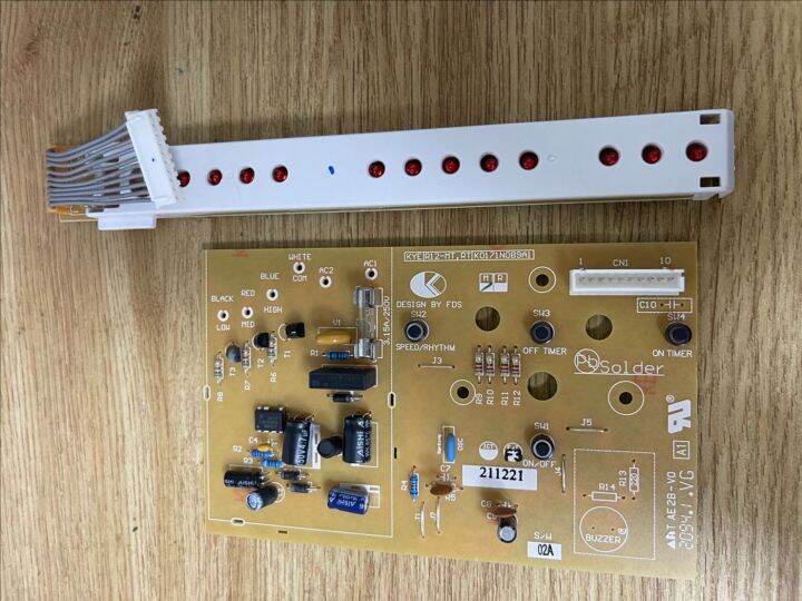 แผงควบคุม (PCB ASSY) พัดลม Mitsubishi รุ่น R12A-MS,R12-MS,R12A-MR,R12 ...