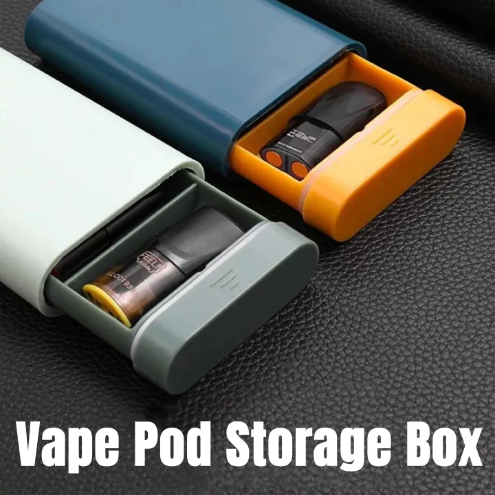 《4 Colors 》Vape Pods Storage Box Cartridge Storage Protective Shell For ...