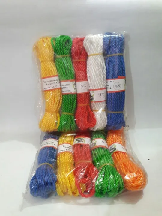 Tali Tambang 6mm Tali Plastik Tali Jemuran Serbaguna 10M | Lazada Indonesia