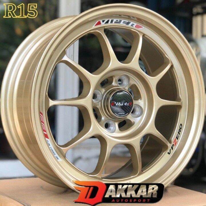 Velg Racing Viper Zero R15 Untuk Calya March Sirion Picanto Freed Dll ...