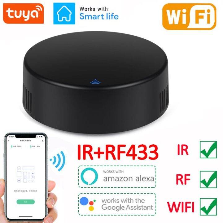 Tuya Smart RF IR Remote Control Wifi Smart Home Infrared Controller For ...
