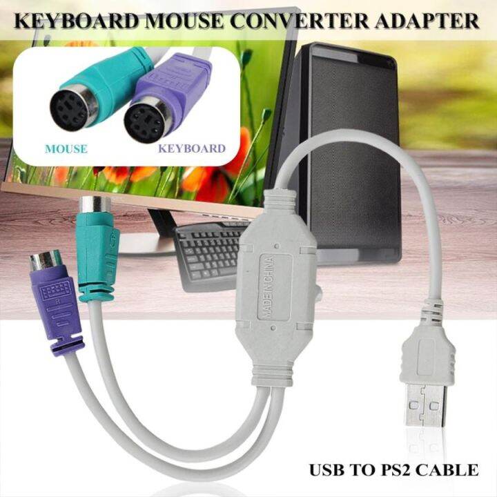 Converter USB Male to PS2 Female - Konektor USB to Ps2 | Lazada Indonesia