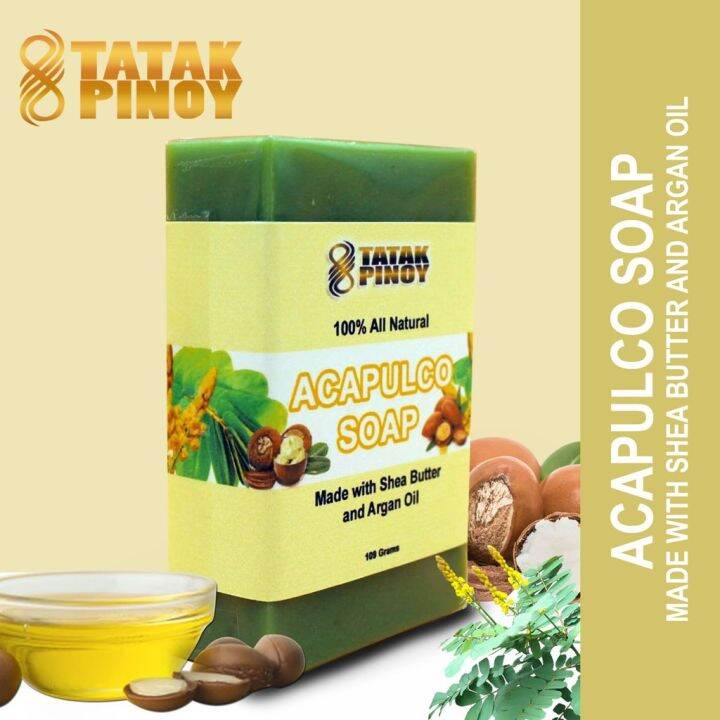 TATAK PINOY 100% All Natural Acapulco Soap Made with Shea Butter and ...
