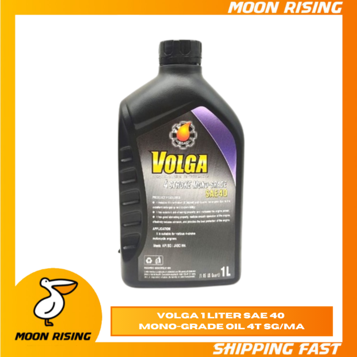 VOLGA 1 LITER SAE 40 MONO-GRADE OIL 4T SG/MA | Lazada PH