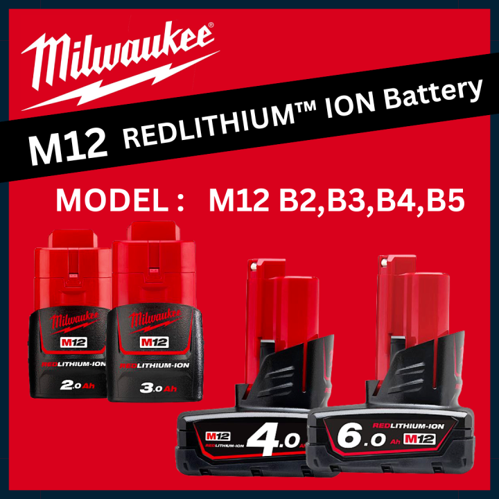Milwaukee M12 Battery / Rechargeable Battery / Milwaukee M12 Batteries ...