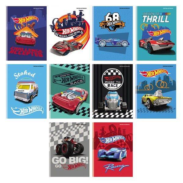 Orions Hot Wheels Writing Notebook Set of 10 | Lazada PH