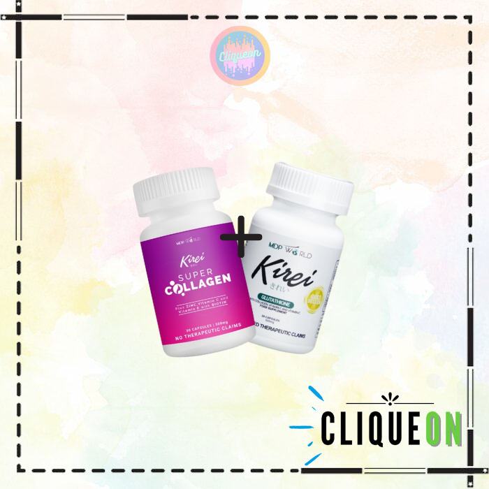 Cliqueon | Duo Kirei Collagen and Glutathione Collagen supplements that help support skin, hair ...