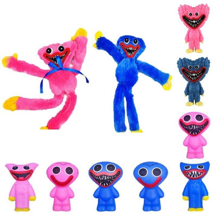 Poppy Playtime Huggy Wuggy Kissy Missy Figure Squishy Plush Toy Action ...
