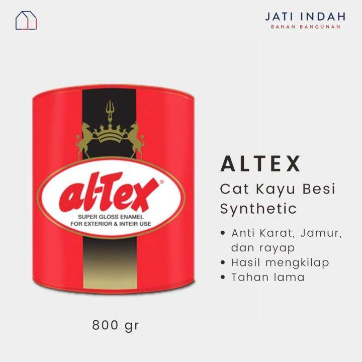 Cat Altex Kayu & Besi Super Gloss Enamel 800gr | Lazada Indonesia