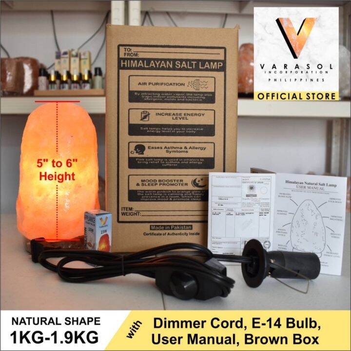 Himalayan Salt Lamp Natural Cut (1kg to 4kg) | Lazada PH