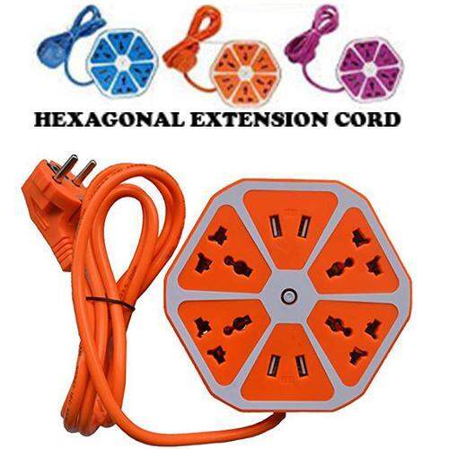 Hexagon Adapter Extension Universal International Hexagon Socket Power ...