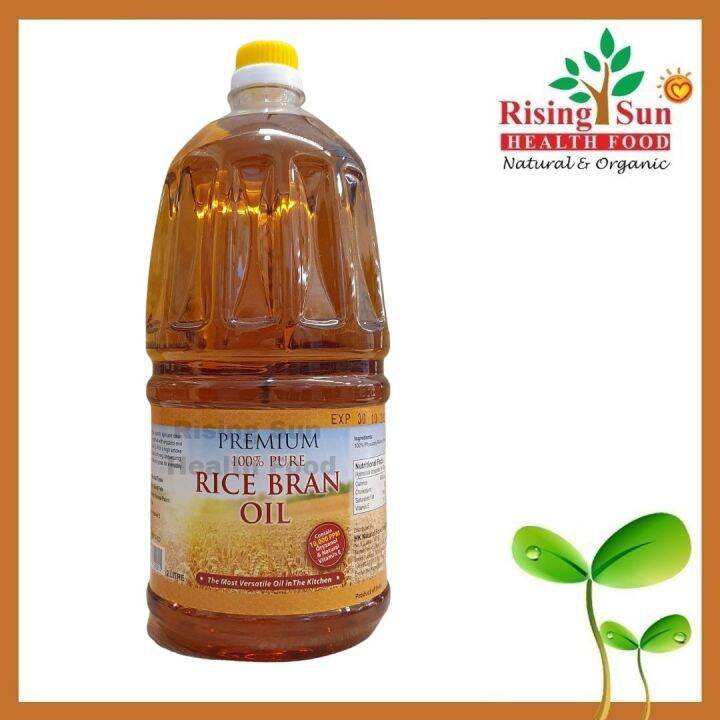 Hk Natural Premium 100% Pure Rice Bran Oil 2L | Lazada