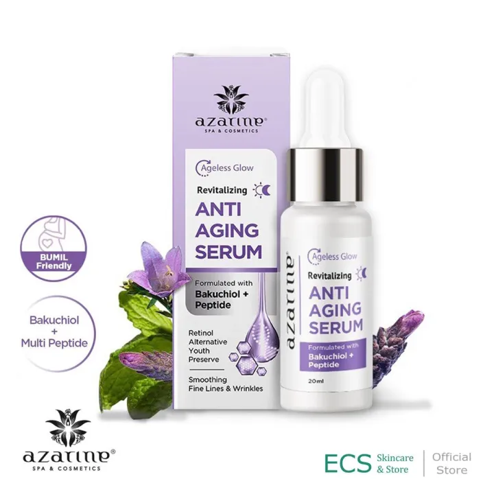 Azarine Revitalizing ANTI AGING SERUM 20 ml -Mengandung Bakchiol ...