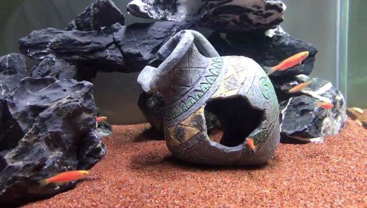 Gigicloud Resin Clay Pot Ornament Hideout Caves Spacious Hiding Place ...