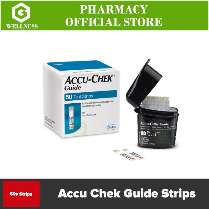 Accu Chek Guide Test Strips 50S | Lazada