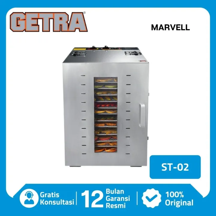 FOOD DEHYDRATOR GETRA ST 02 MESIN PENGERING MAKANAN BUAH & SAYUR ...