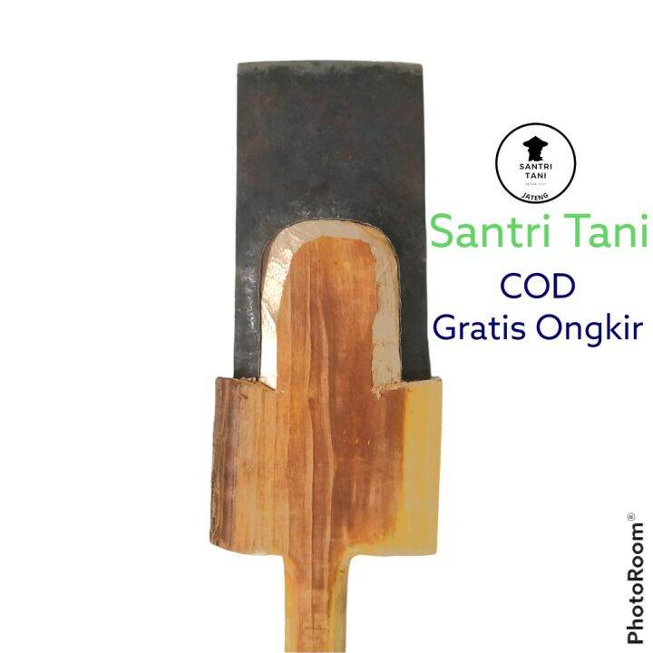 Lempak Gagang Kayu Linggis Dodos Plat Baja Lencek Gali Tanah | Lazada ...