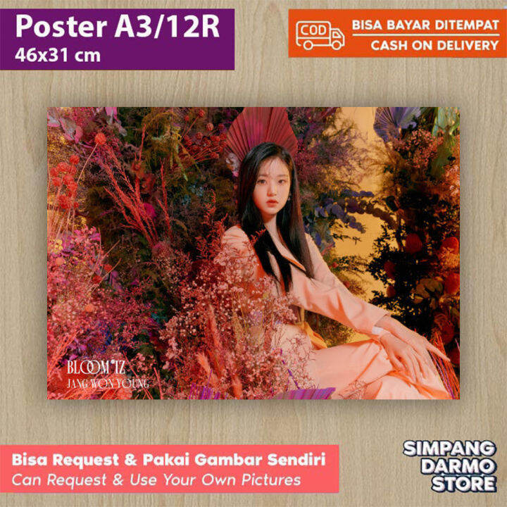 Poster IZONE atau IZ*ONE KPOP Wiz*one Terbaru Ukuran A4 A3 Besar Kecil ...