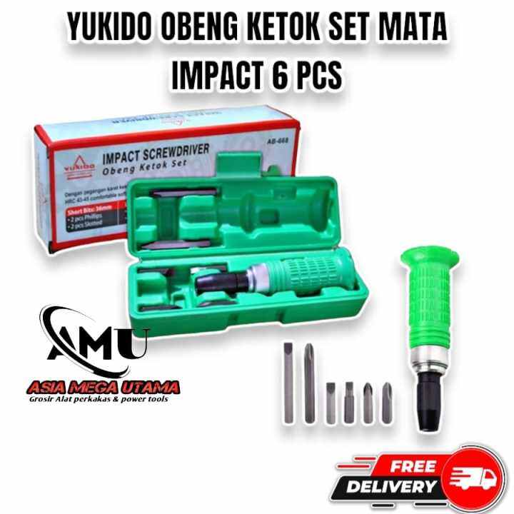 YUKIDO Obeng ketok set mata impact driver set 5 pcs kualitas terbaik ...