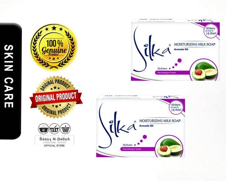 Silka Whitening Soap Avocado oil 135g x 2 | Lazada PH