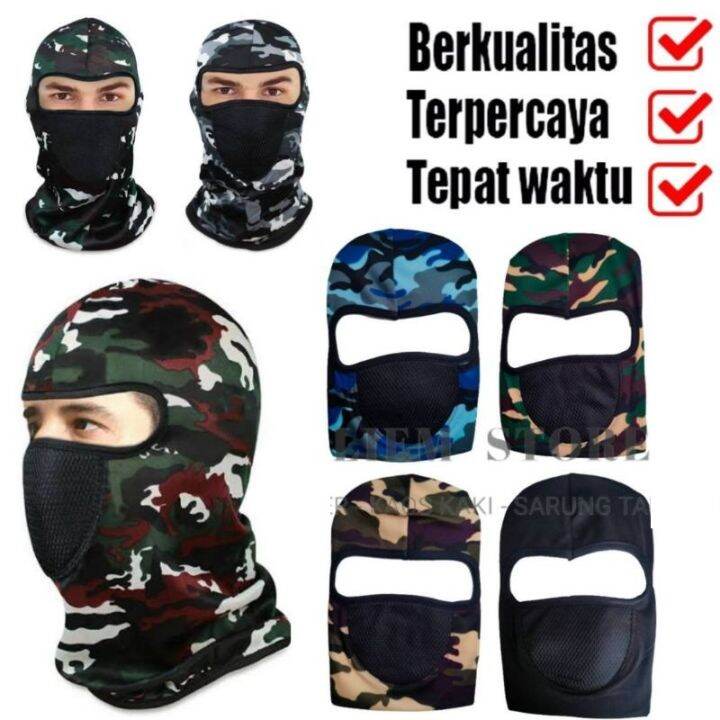 cod promo buff masker full face model ninja motif corak army| buff ...