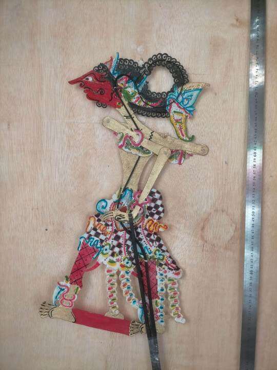 WAYANG KULIT SETYAKI SENCAKI BAHAN KULIT SAPI UKURAN STANDAR PEMENTASAN ...