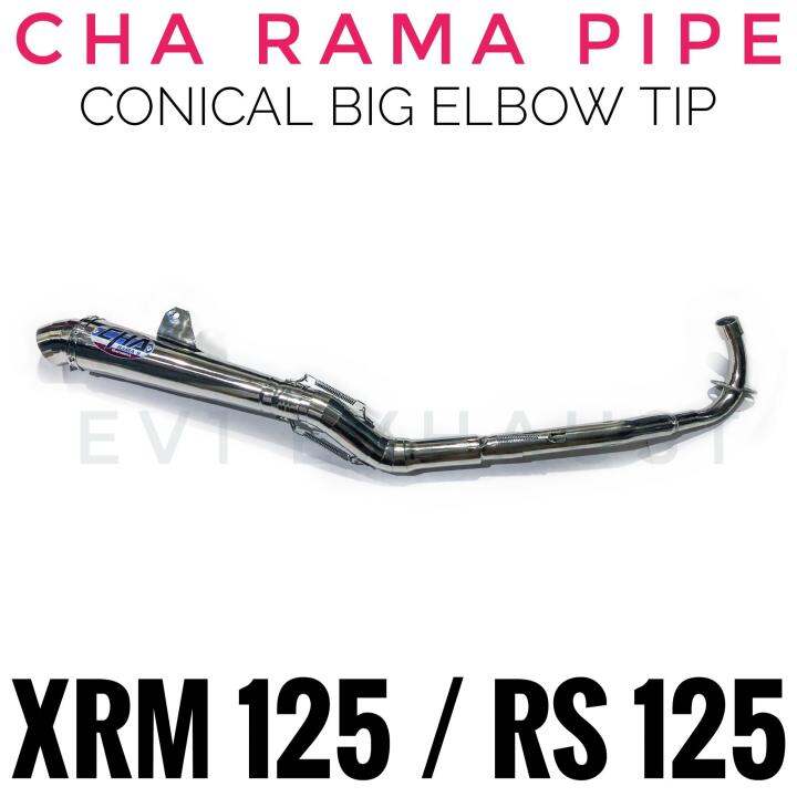 Cha Rama Conical Big Mouth Tip Motorcycle Exhaust Muffler for XRM 125 ...