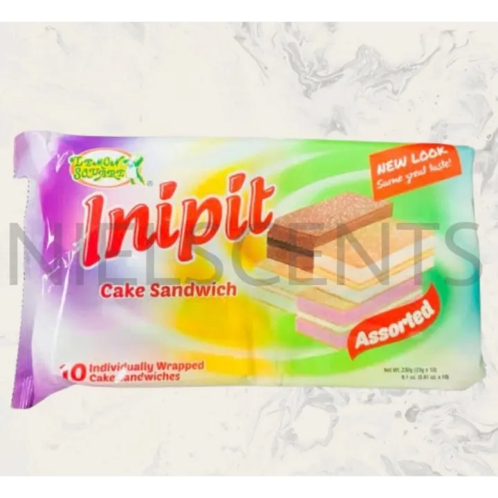 Lemon Square Inipit Cake Sandwich Assorted 10 x 23g | Lazada PH