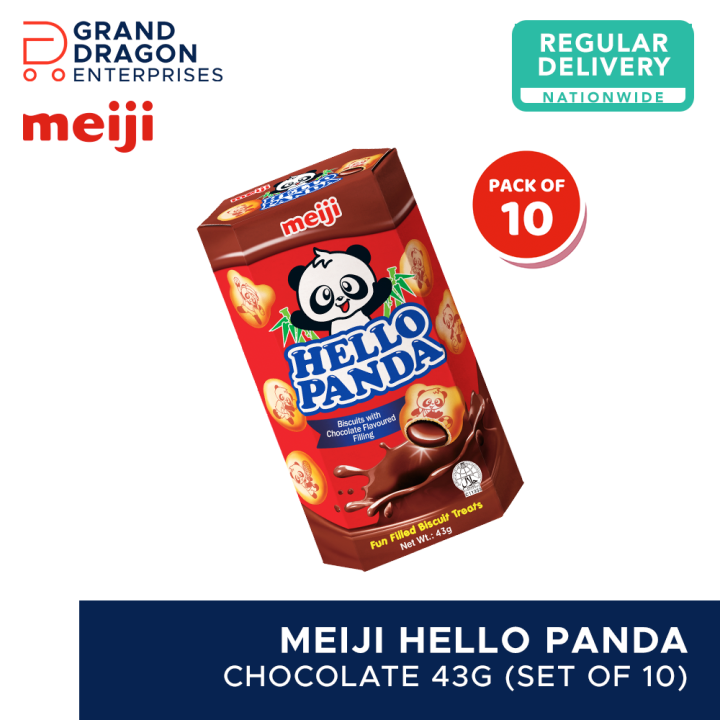 Meiji Hello Panda Chocolate 43g (Set of 10) | Lazada PH