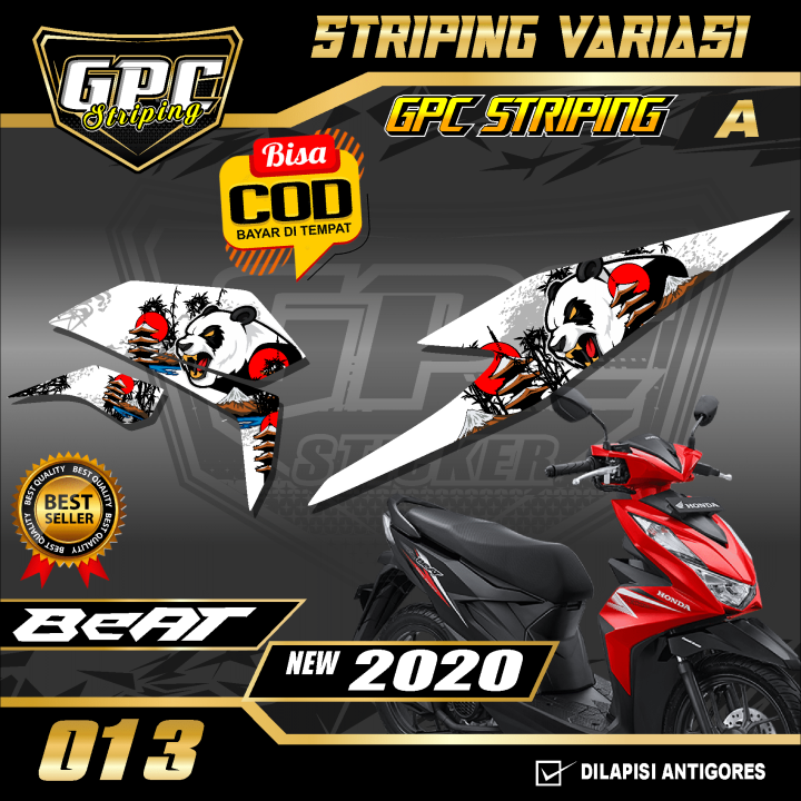 Sticker Stiker Striping Lis Variasi Beat 2020 2021 Fi New /CBS /ISS ...