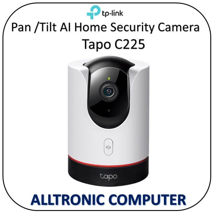 TP-Link C225 Pan Tilt AI Home Security Wi-Fi Camera Panoramic Recording & Privacy Protection ...