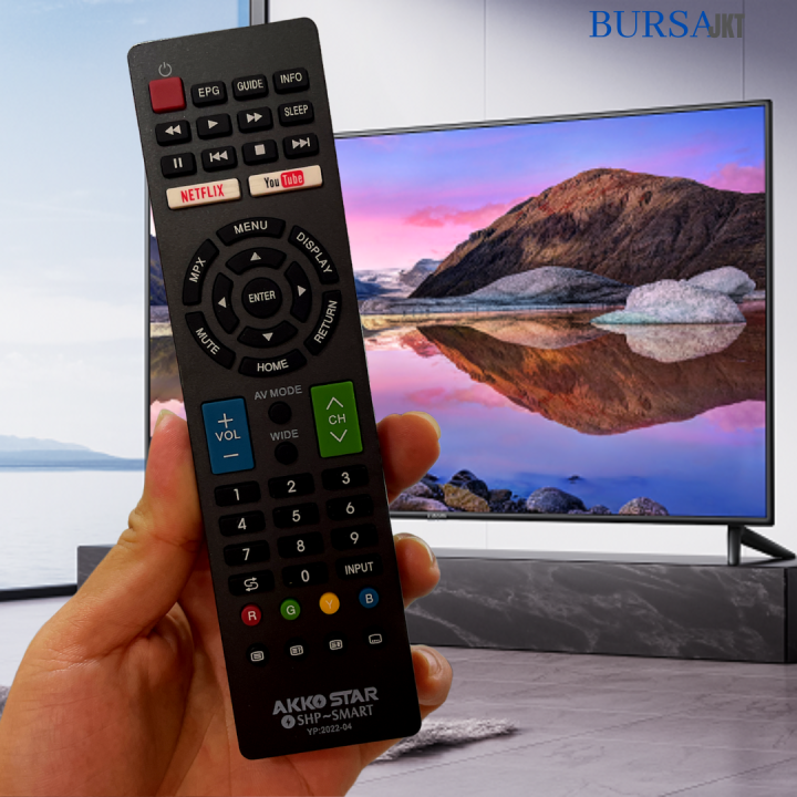 REMOTE TV SHARP SMART TV ANDROID AKKO / ED033 | Lazada Indonesia