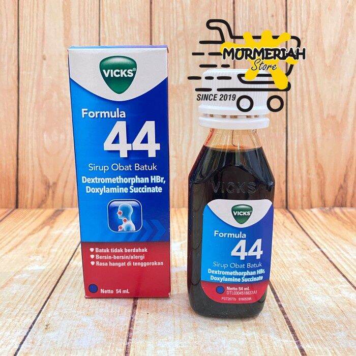 VICKS FORMULA 44 Dewasa Syrup 54 ml-Sirup Obat batuk tidak berdahak ...